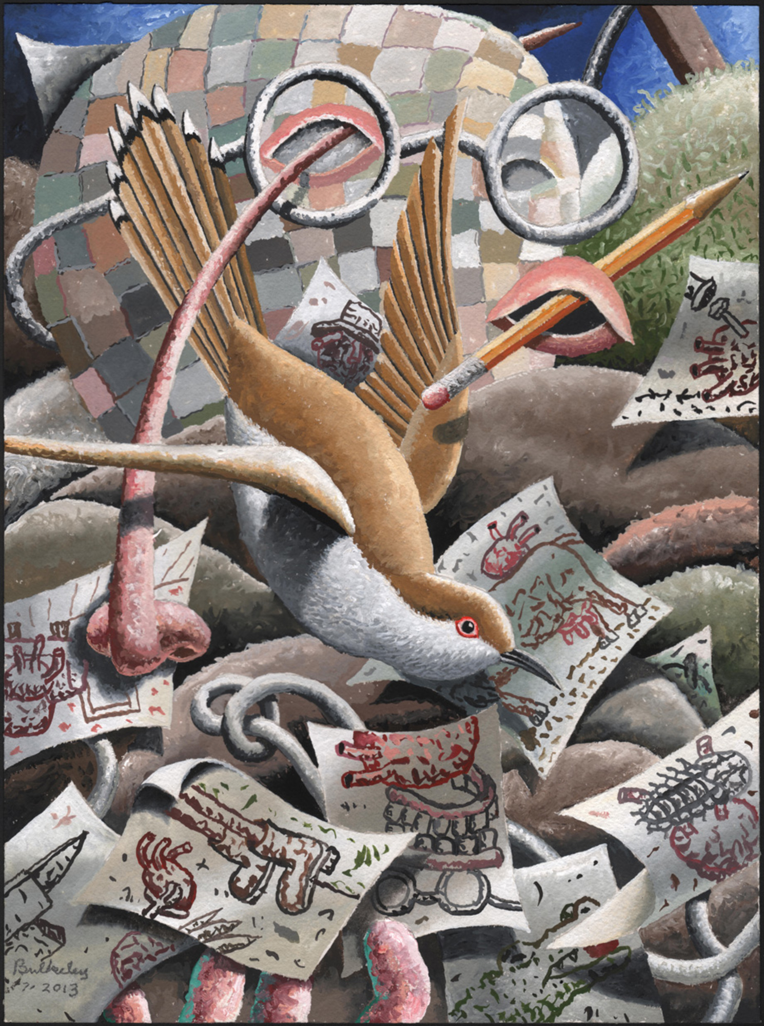 Book: Book: Black-billed Cuckoo Mask